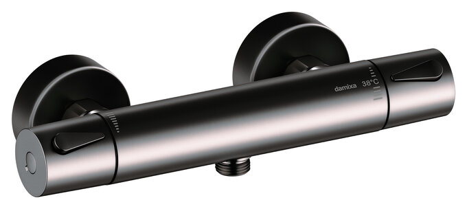 Silhouet Graphite PVD Thermostat de douche [https://damixa.nl]